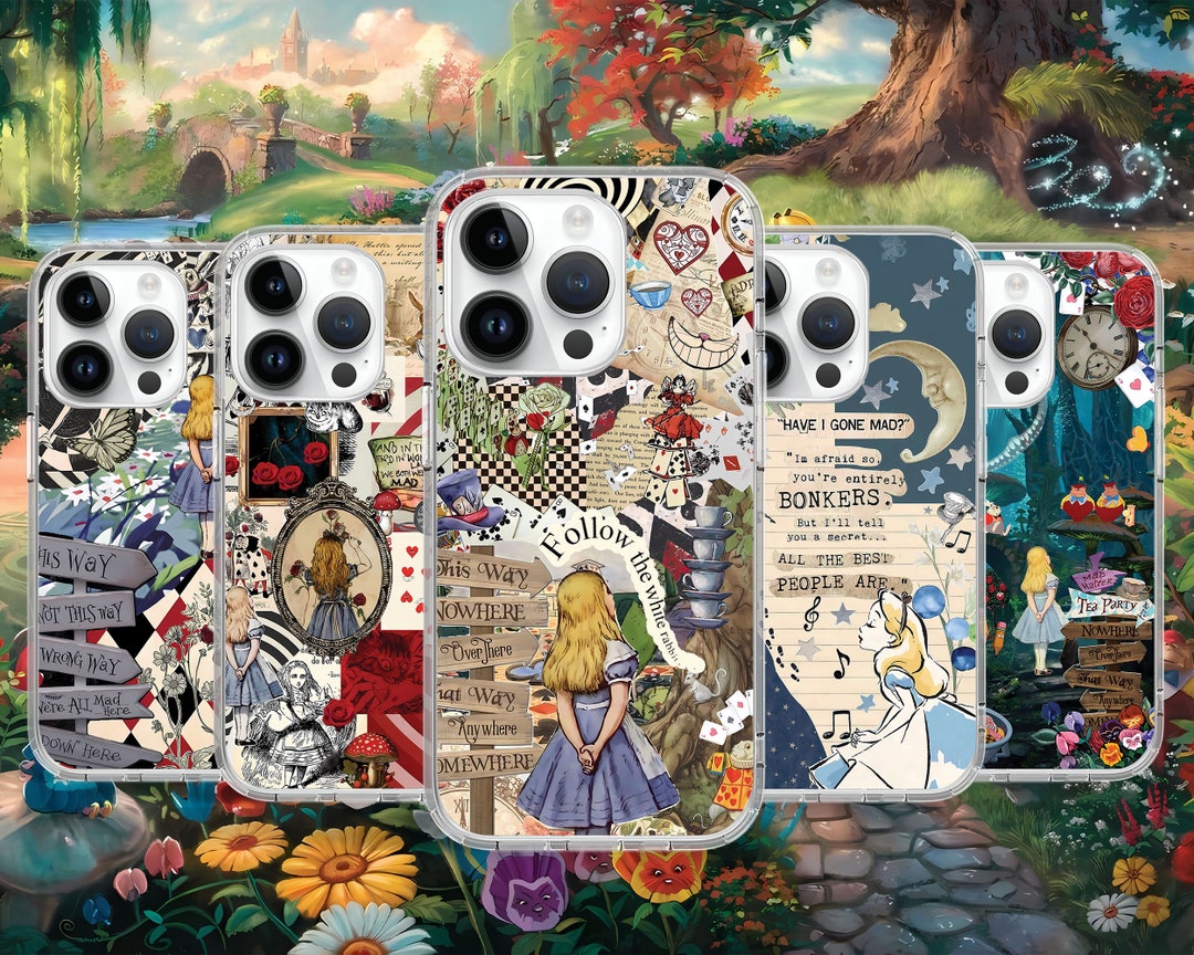 Alice in the Wonderland Aesthetic Phone Case for iPhone Air 17 16 15 14 ...
