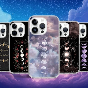 Moon Phases Aesthetic Full New Phone Case for iPhone Air 17 16 15 Pro ...