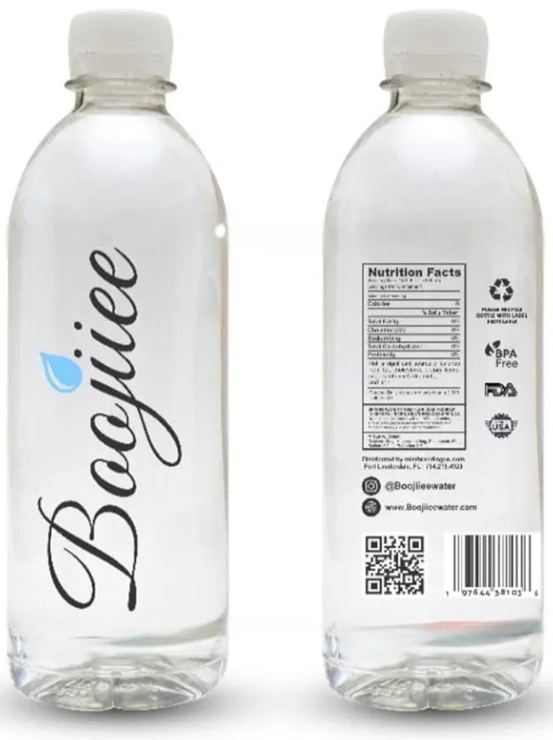 Boojiiee Natural Spring Water 24 Pack, Healthy Beverage, BPA Free - Etsy