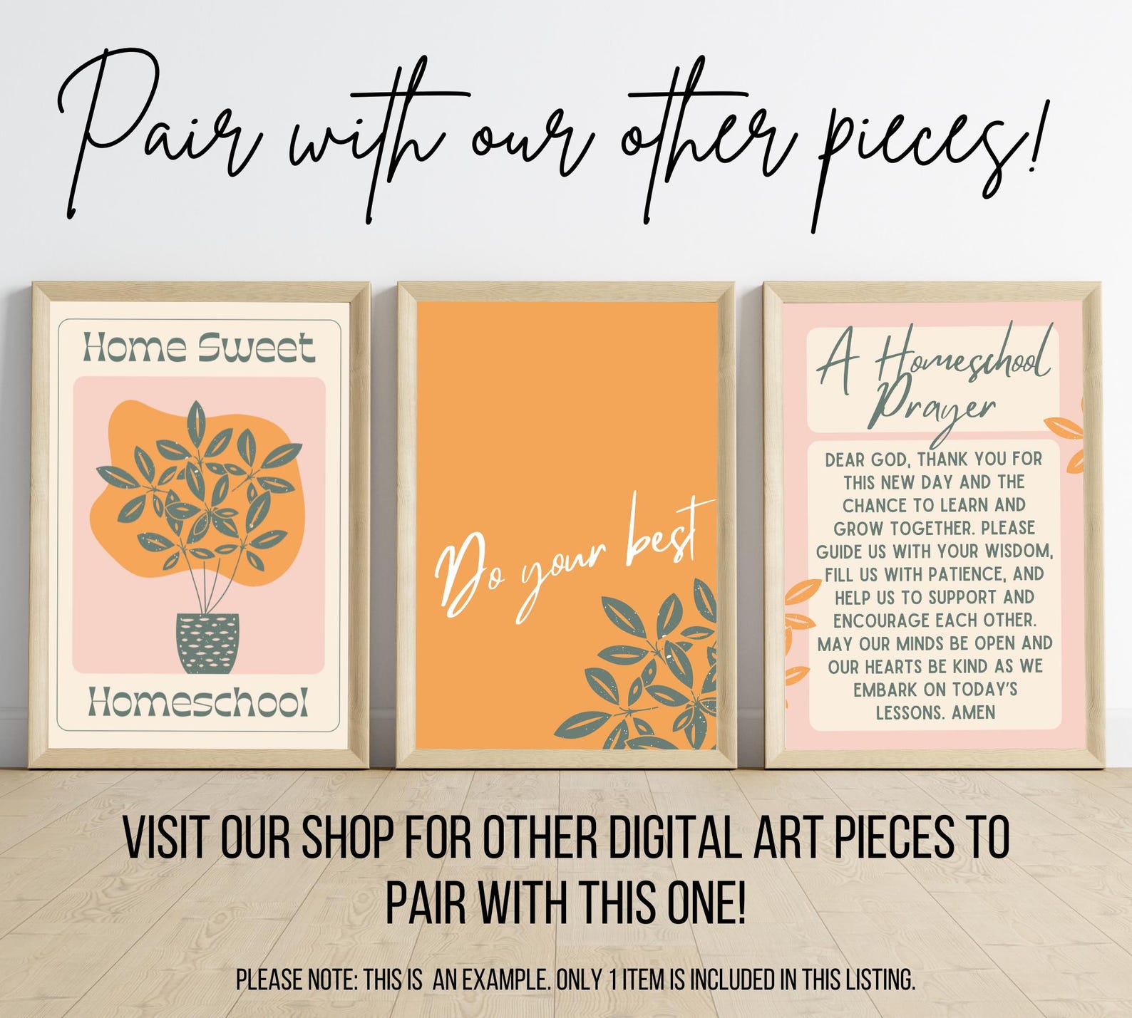 Homeschool Wall Decor, Homeschool Wall Art, Printable Home School ...