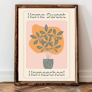 Homeschool Wall Decor, Homeschool Wall Art, Printable Home School ...