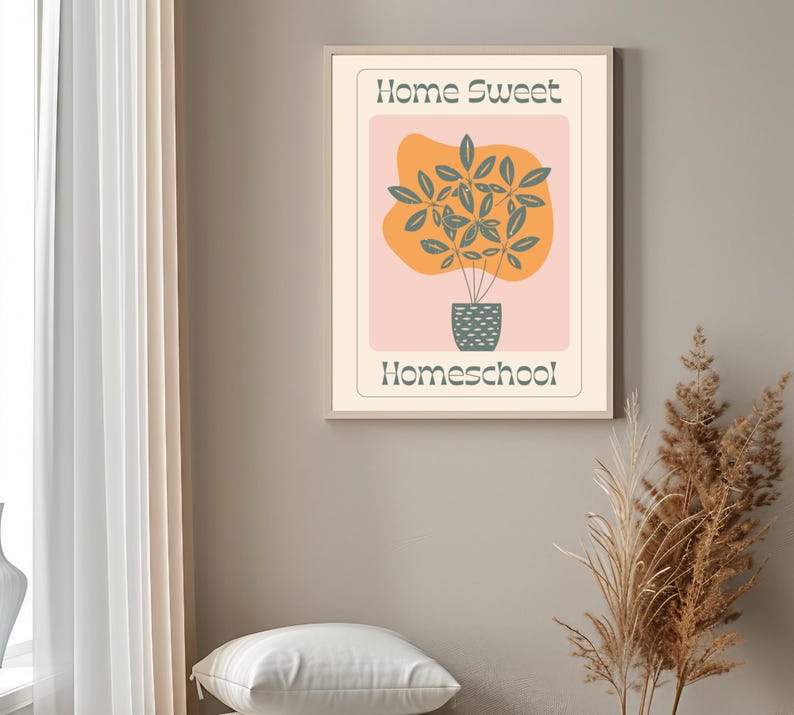 Homeschool Wall Decor, Homeschool Wall Art, Printable Home School ...