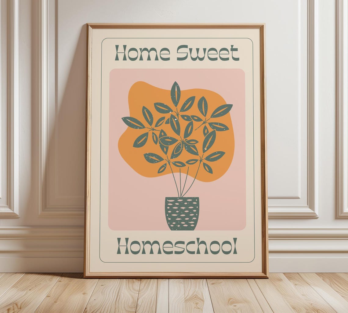 Homeschool Wall Decor, Homeschool Wall Art, Printable Home School ...