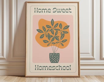 Homeschool Wall Decor, Homeschool Wall Art, Printable Home School ...