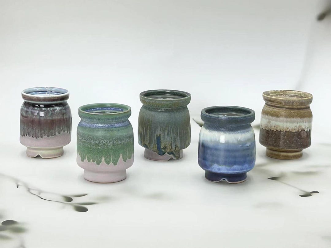 Miniature Succulent Pot, Cute Tiny Ceramic Plant Pots, Mini Mommy Pot ...