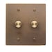 Retro Antique Brass Dimmer Switch Plate - Perfect for Home Lighting - Etsy