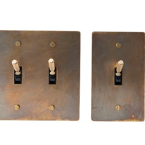Vintage Style Antique Brass Toggle Switch - Etsy