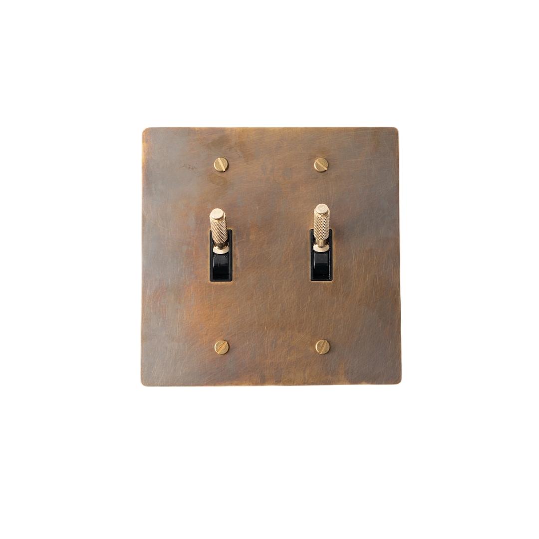 Antique Brass Toggle Switch - Etsy