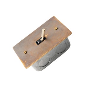 Vintage Style Antique Brass Toggle Switch - Etsy