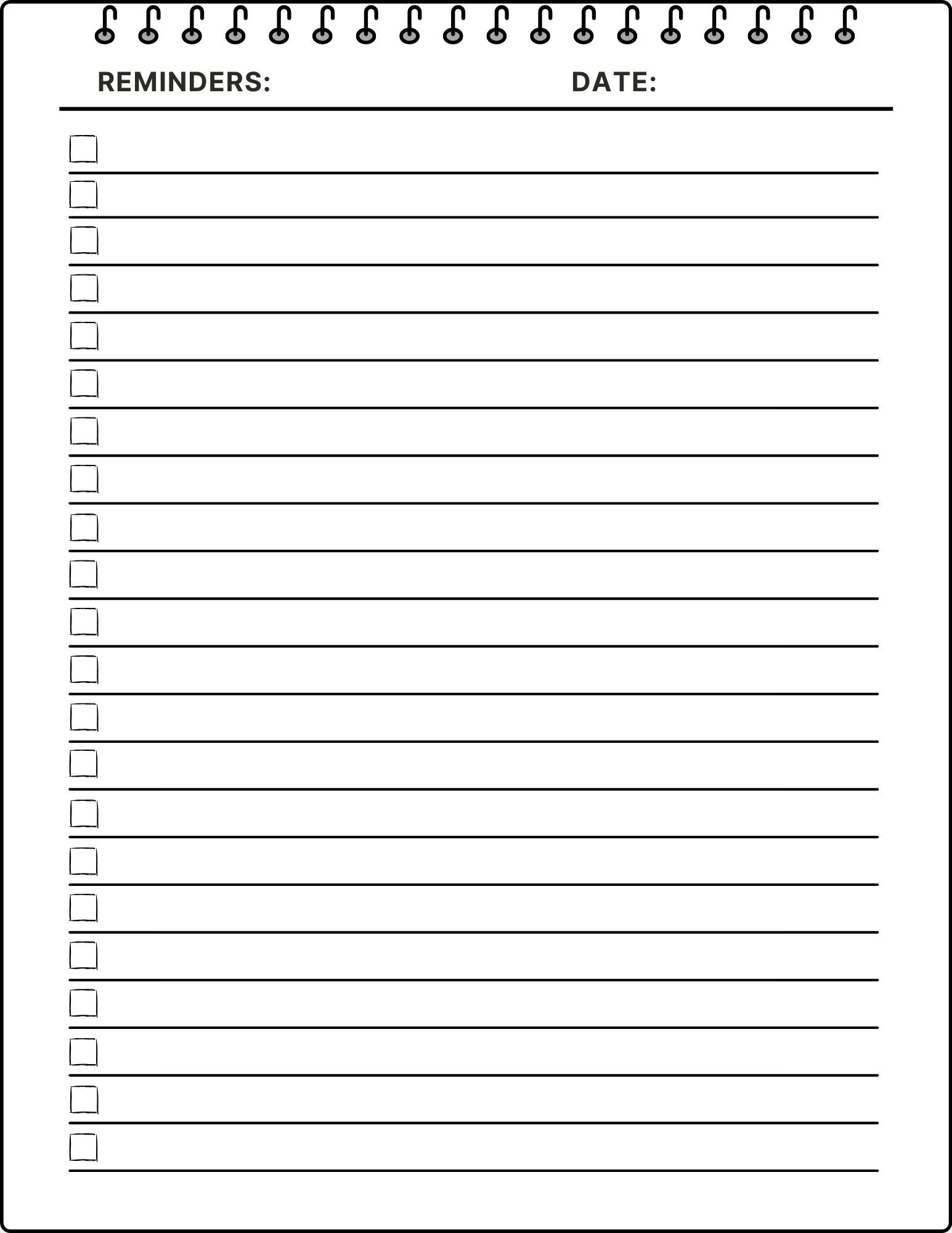 Editable Black and White Planner/scheduler, Avoiding Procrastination ...