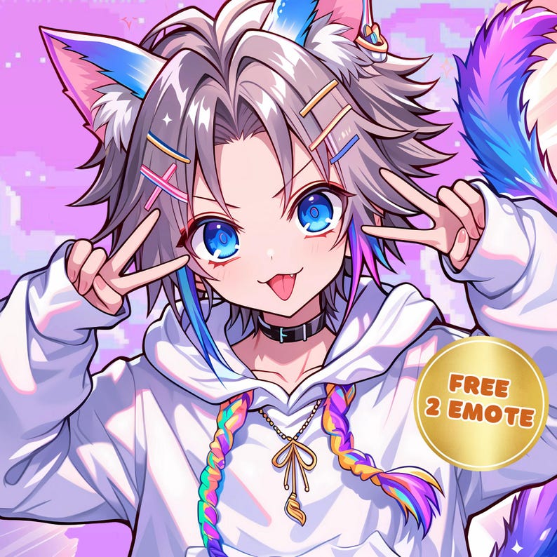 Custom Anime Profile Picture: PFP Commission for Twitch, Vtuber - Etsy