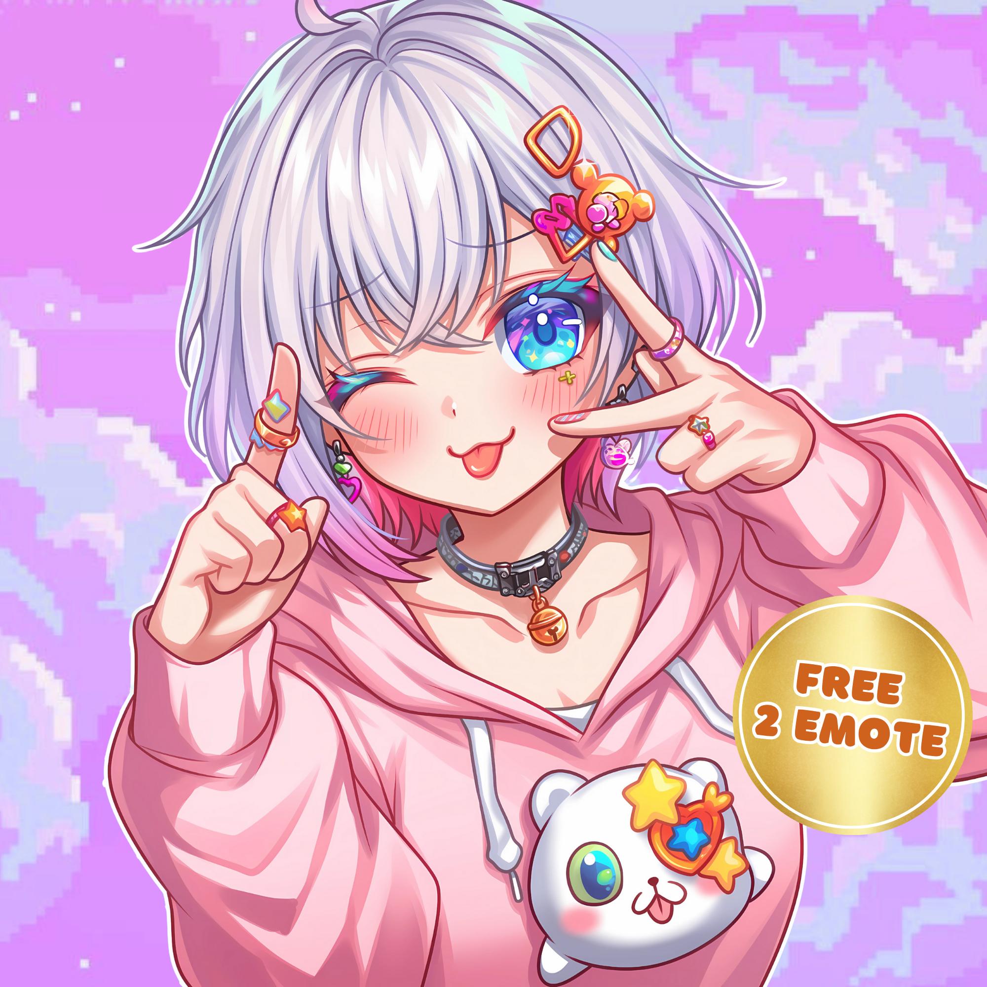Custom Anime Profile Picture: PFP Commission for Twitch, Vtuber - Etsy