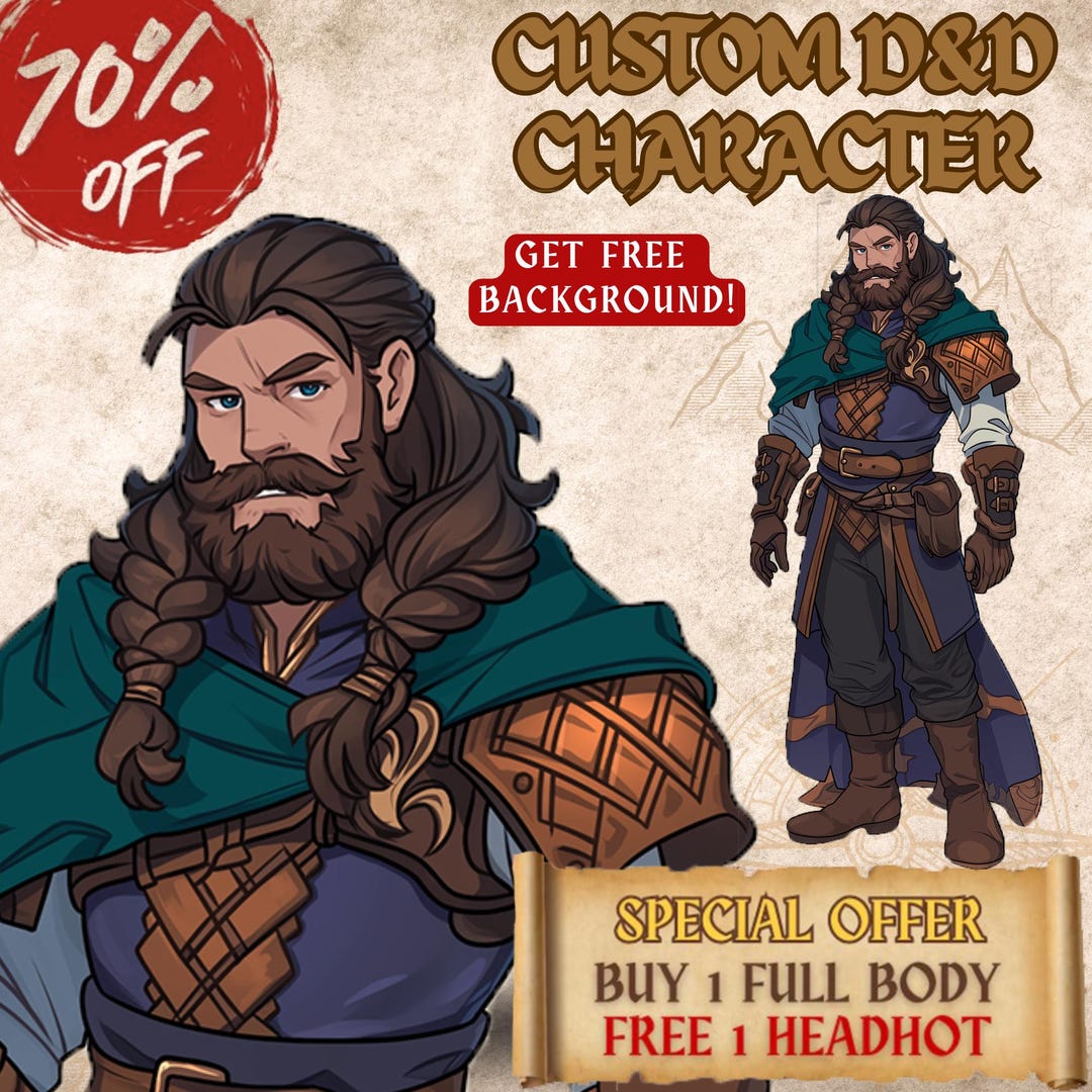 Custom DND Character Art: RPG Fantasy Pathfinder Illustration - Etsy Canada