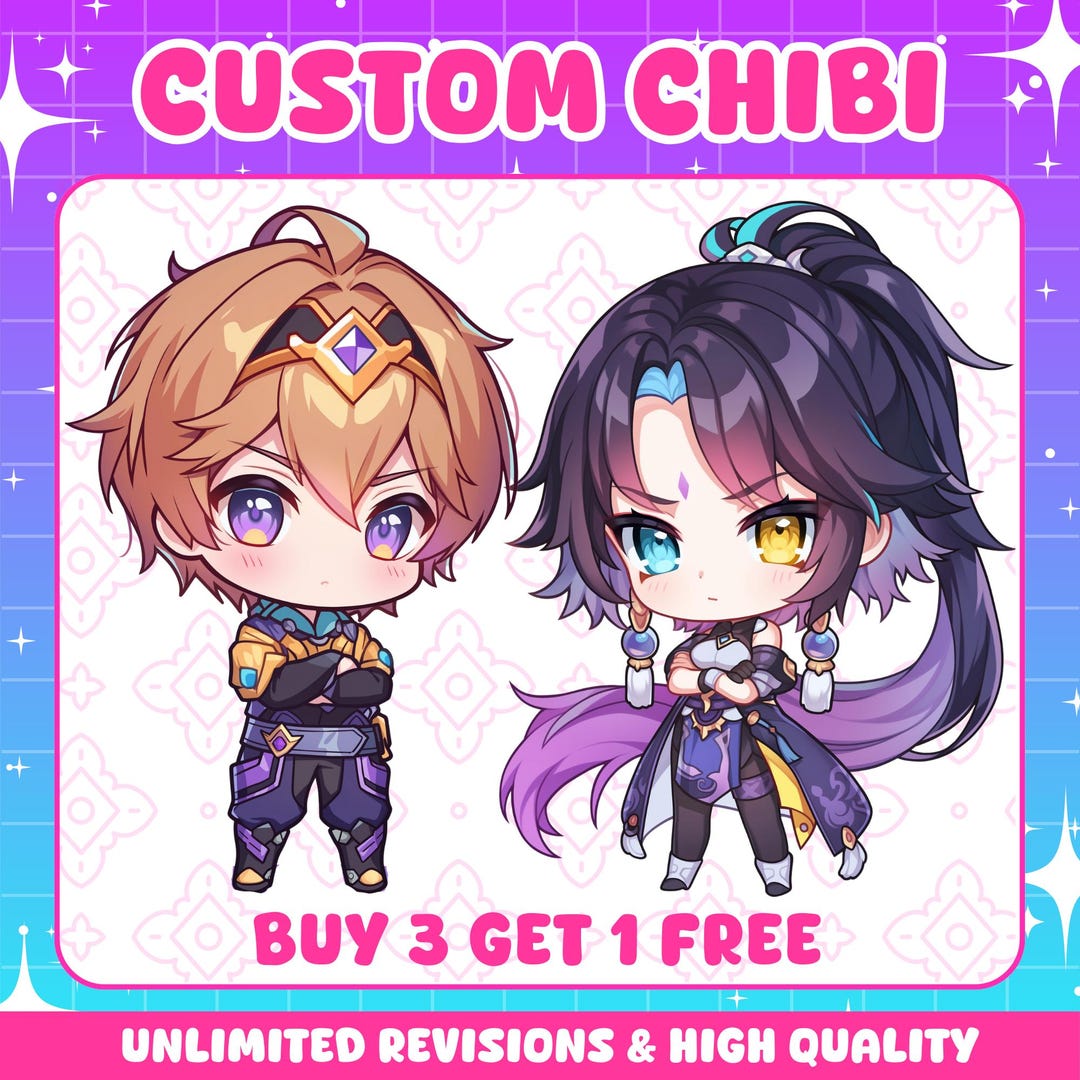 CUSTOM CHIBI PFP | Pfp Chibi, Pfp Commission, Chibi Commission, Chibi ...