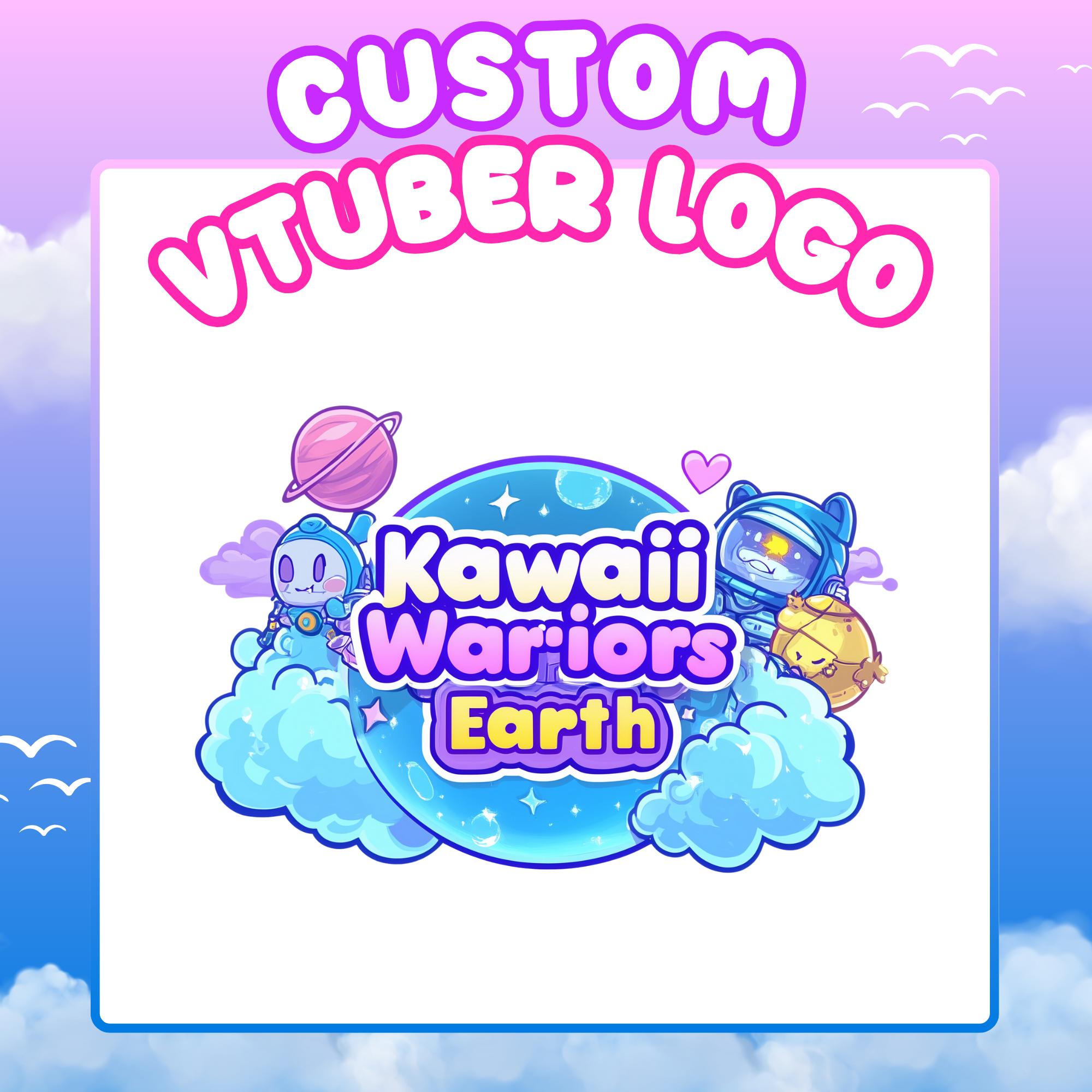 Custom Cute Vtuber Logo | Vtuber Logo, Custom Vtuber Logo Commission ...
