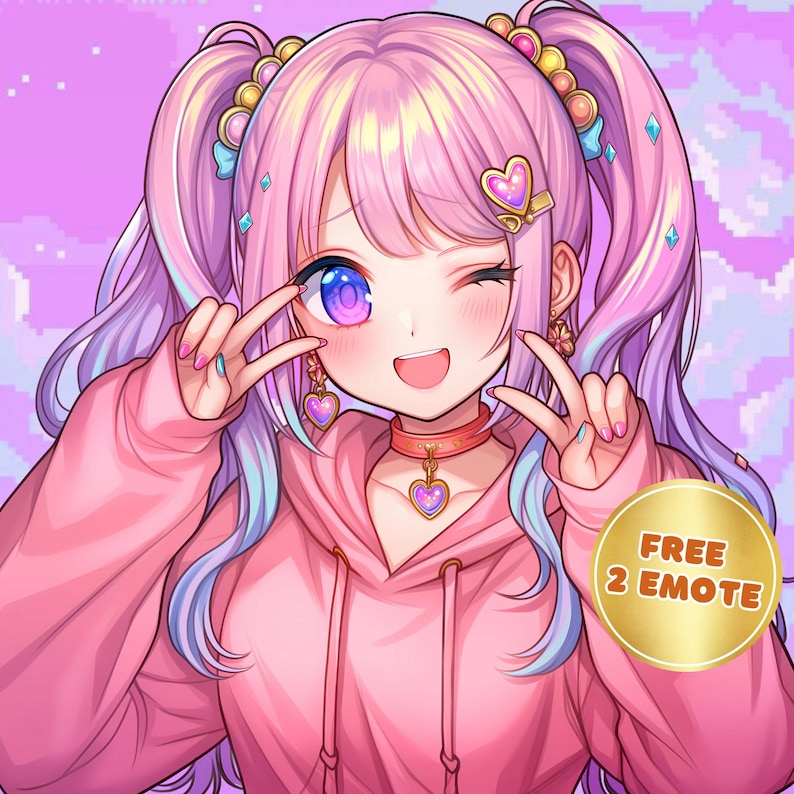 Custom Anime Profile Picture: PFP Commission for Twitch, Vtuber - Etsy ...