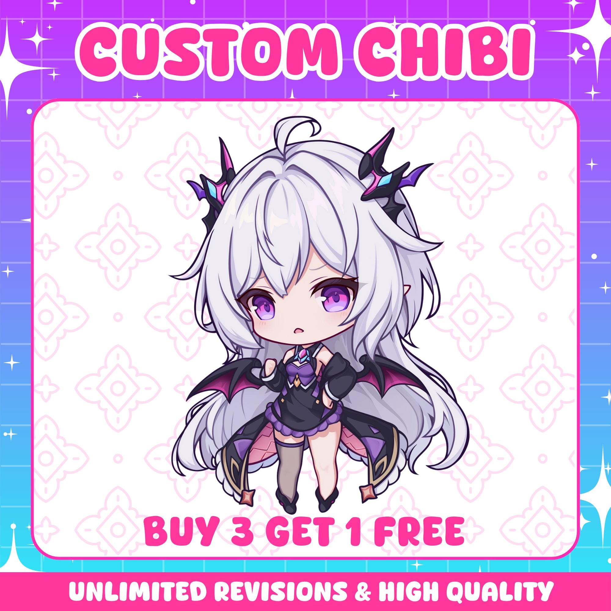 CUSTOM CHIBI PFP | Pfp Chibi, Pfp Commission, Chibi Commission, Chibi ...