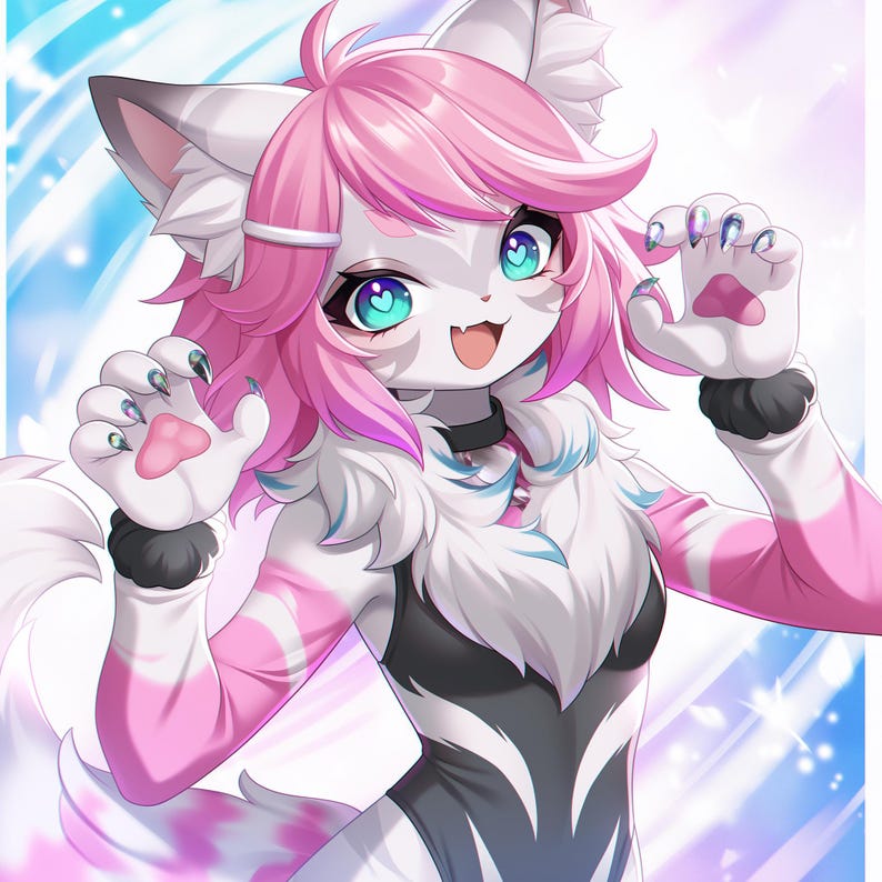 Custom Furry Art: Anthro Character Headshot & Icon (digital Art ...