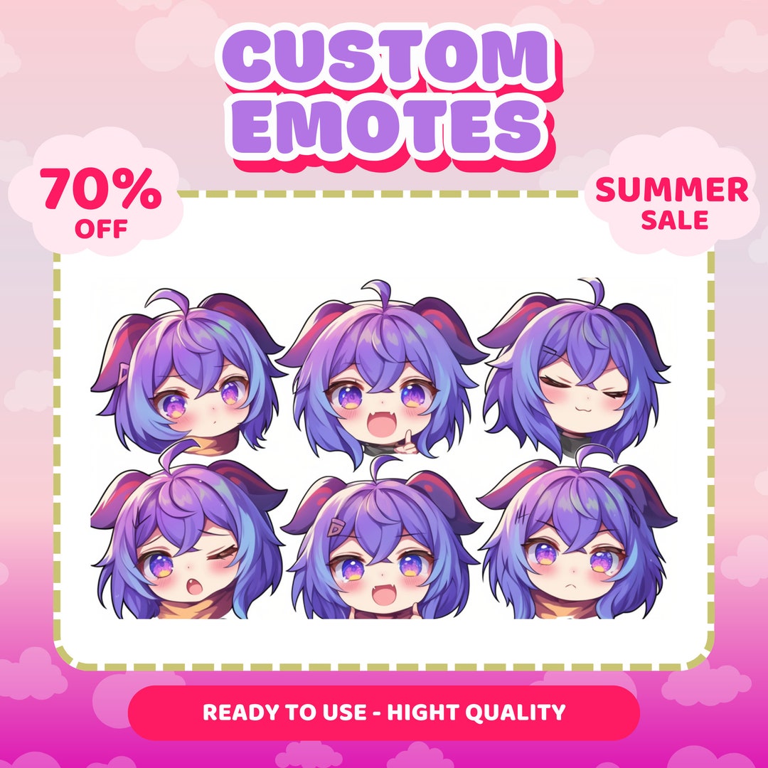 Custom Twitch Emotes or Kick Emotes Twitch Emote for Streamer Twitch ...