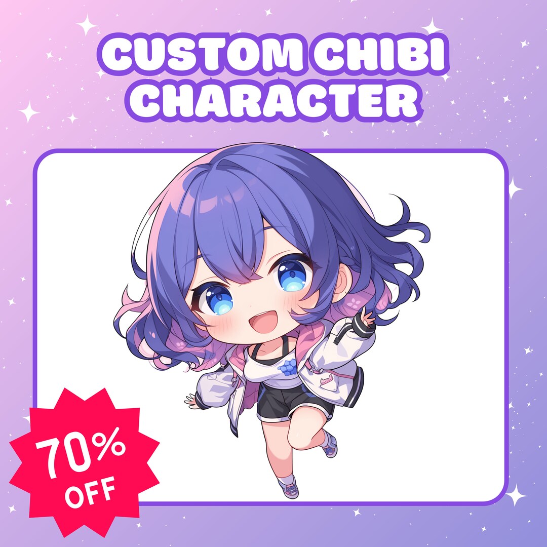 Custom Chibi Art, Chibi Commission, Cute Chibi Portraits, Chibi Avatar ...