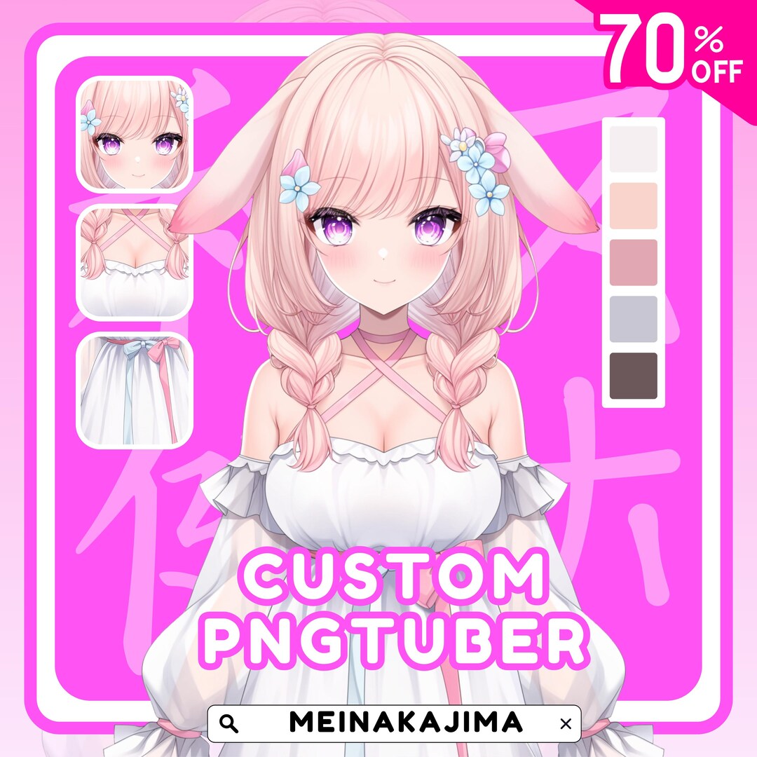 CUSTOM PNGTUBER MODEL | Pngtuber, Png Tuber, Twitch Pngtuber, Pngtuber ...