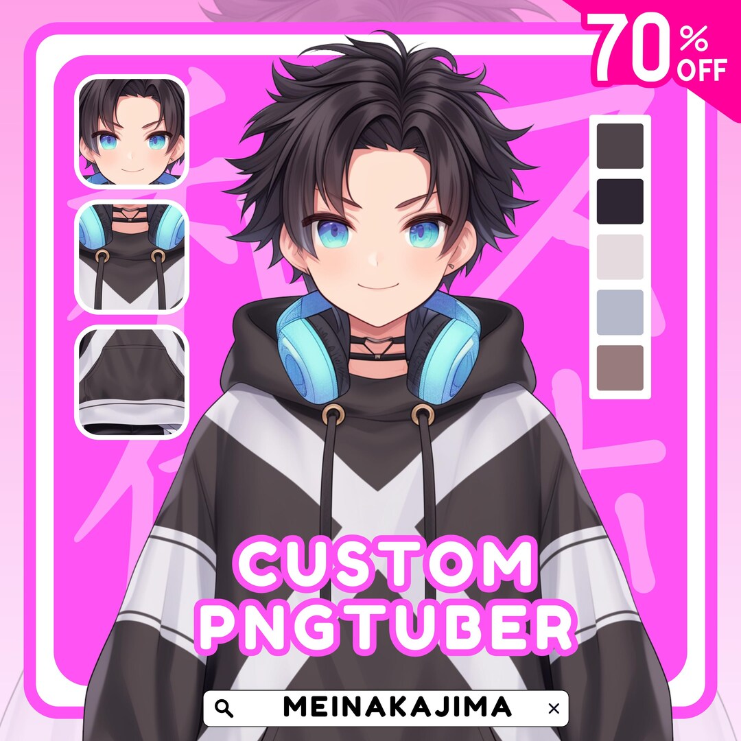 Custom Pngtuber Model | Animated Anime Avatar Commission - Etsy Australia