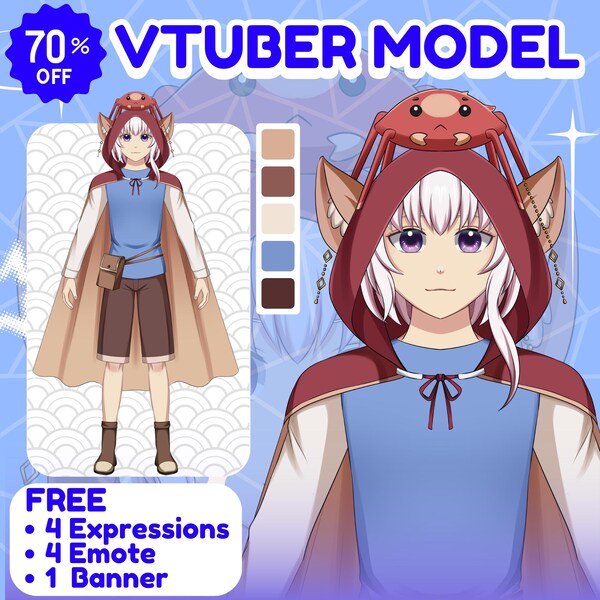 Vtuber Model Dog - Etsy