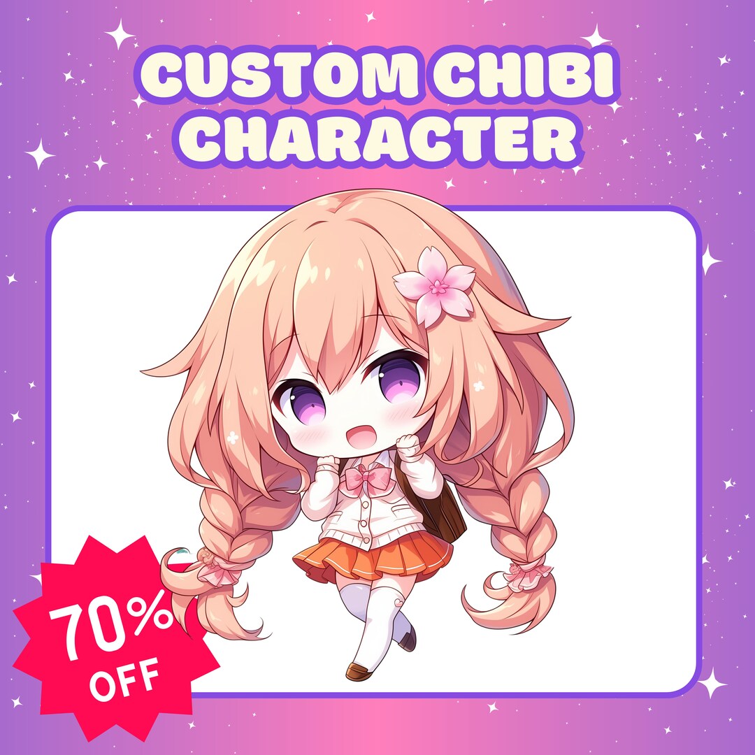 Custom Chibi Art, Chibi Commission, Cute Chibi Portraits, Chibi Avatar ...