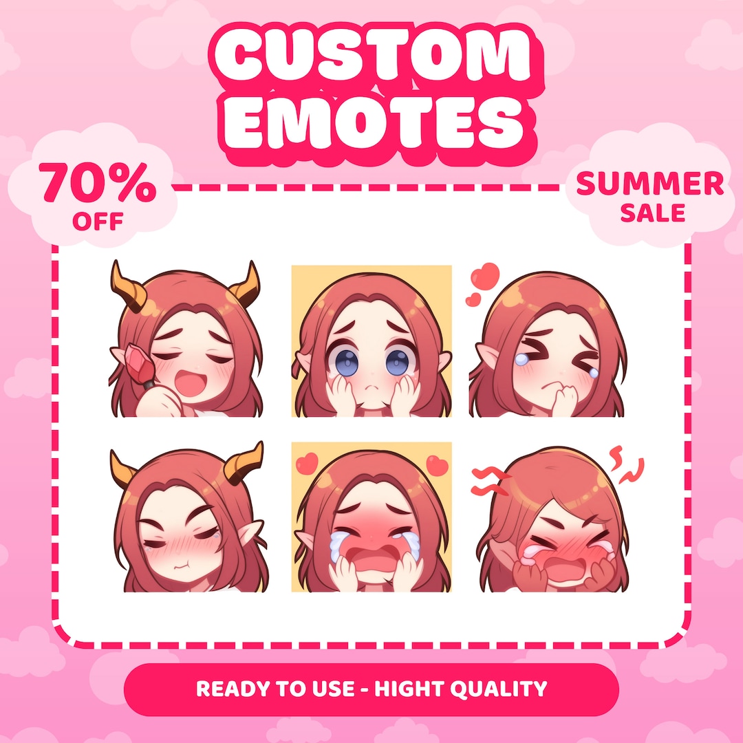Custom Twitch Emotes or Kick Emotes Twitch Emote for Streamer Twitch ...