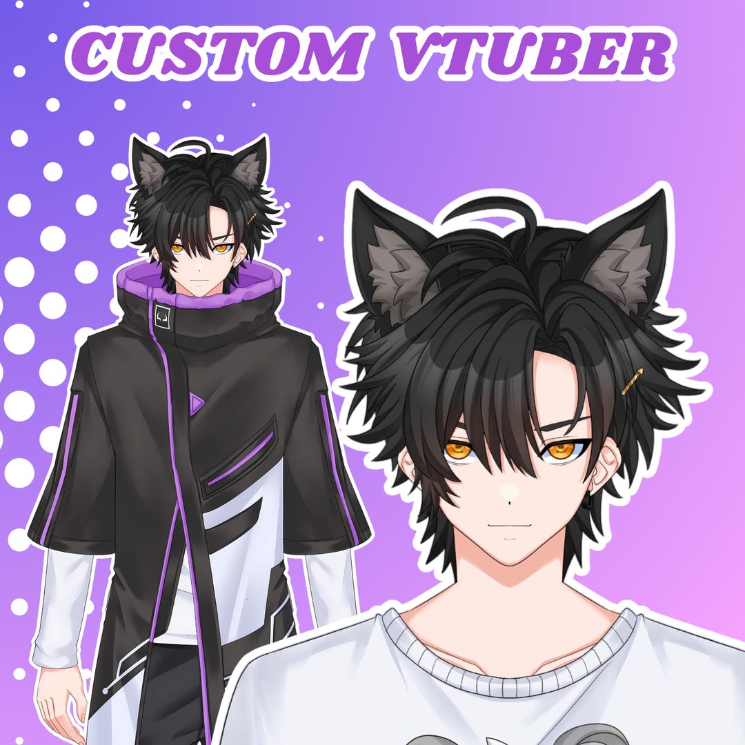 Custom Vtuber or Live2d Model Commission for Commercial Use or Rigging ...
