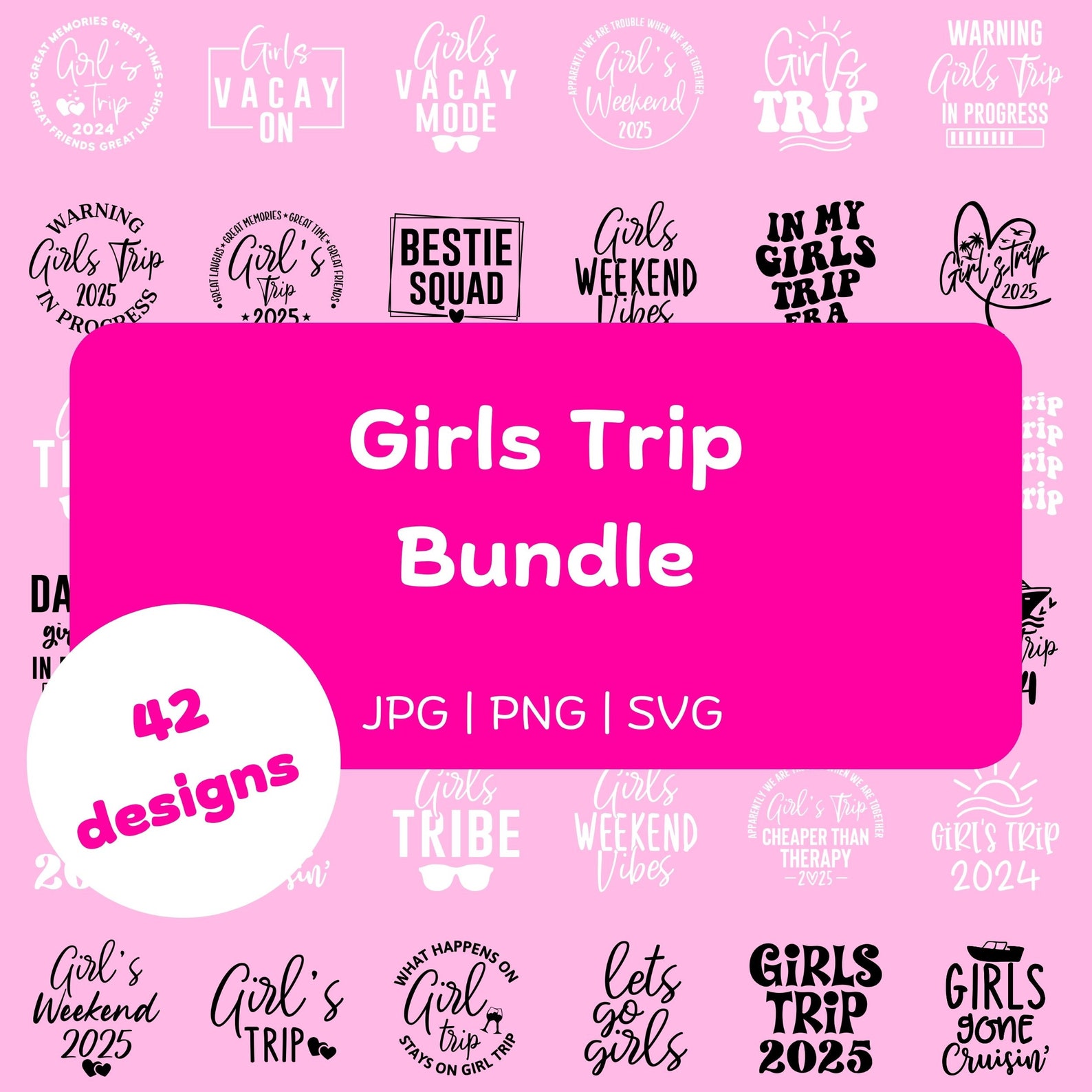 Girls Trip SVG | Girls Trip PNG | Girls Trip Clipart Bundle | Svg | Png ...