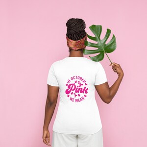 We Wear Pink PNG | in October We Wear Pink SVG | Breast Cancer ...