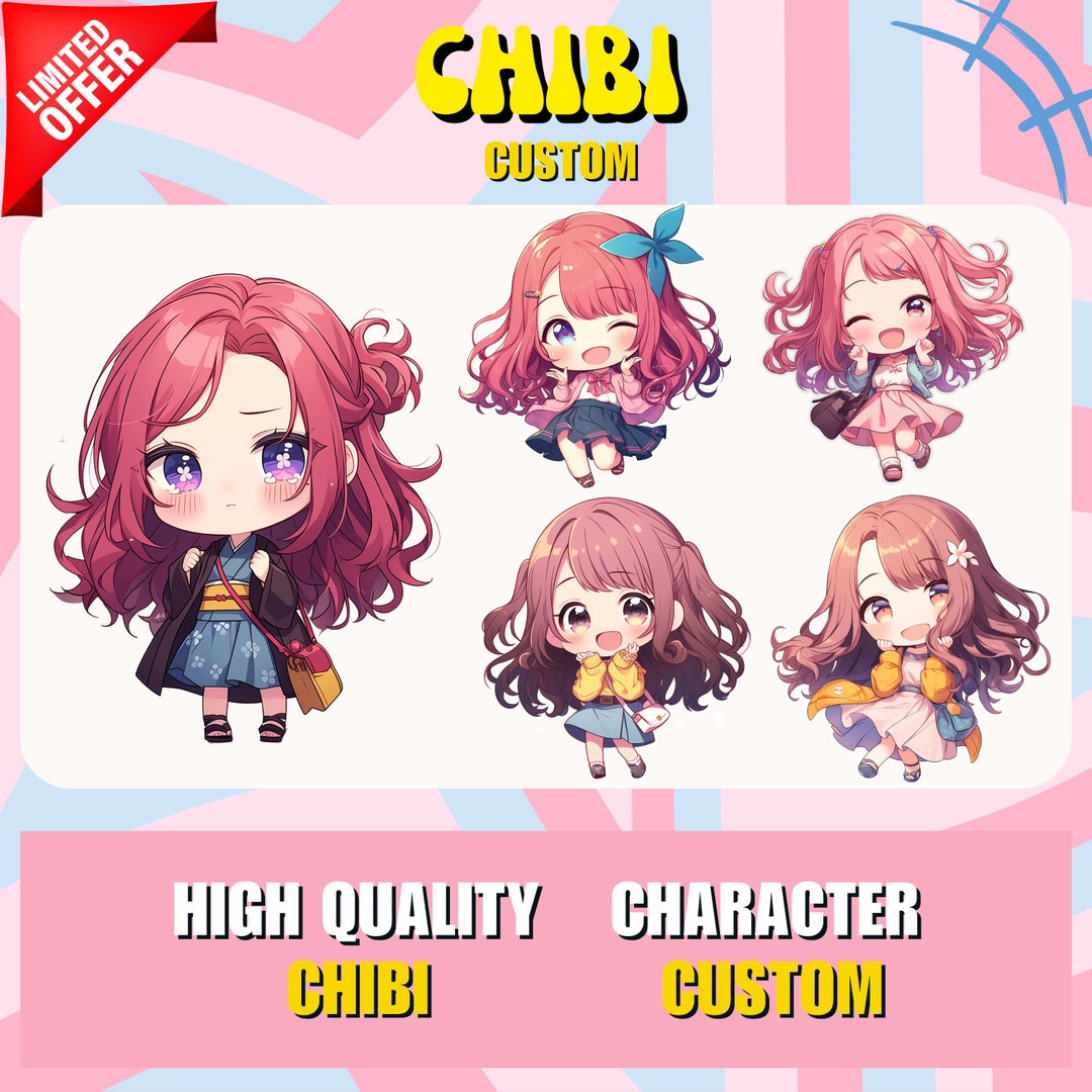CUSTOM CHIBI, Chibi Character,chibi Emotes, High Quality Customchibi ...