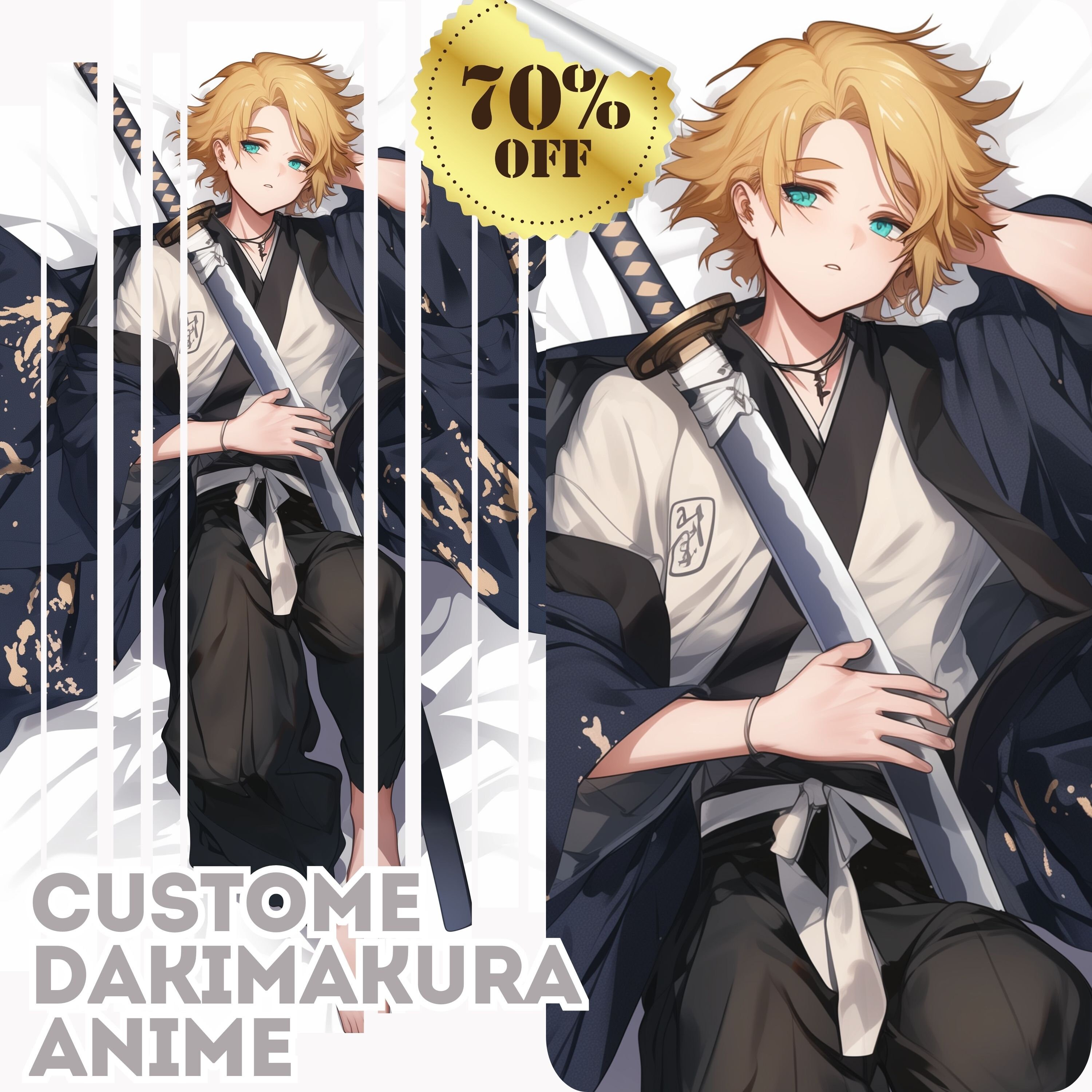 Custom Drawing Anime Art Dakimakura Body Pillow Cover Waifu Vtuber ...