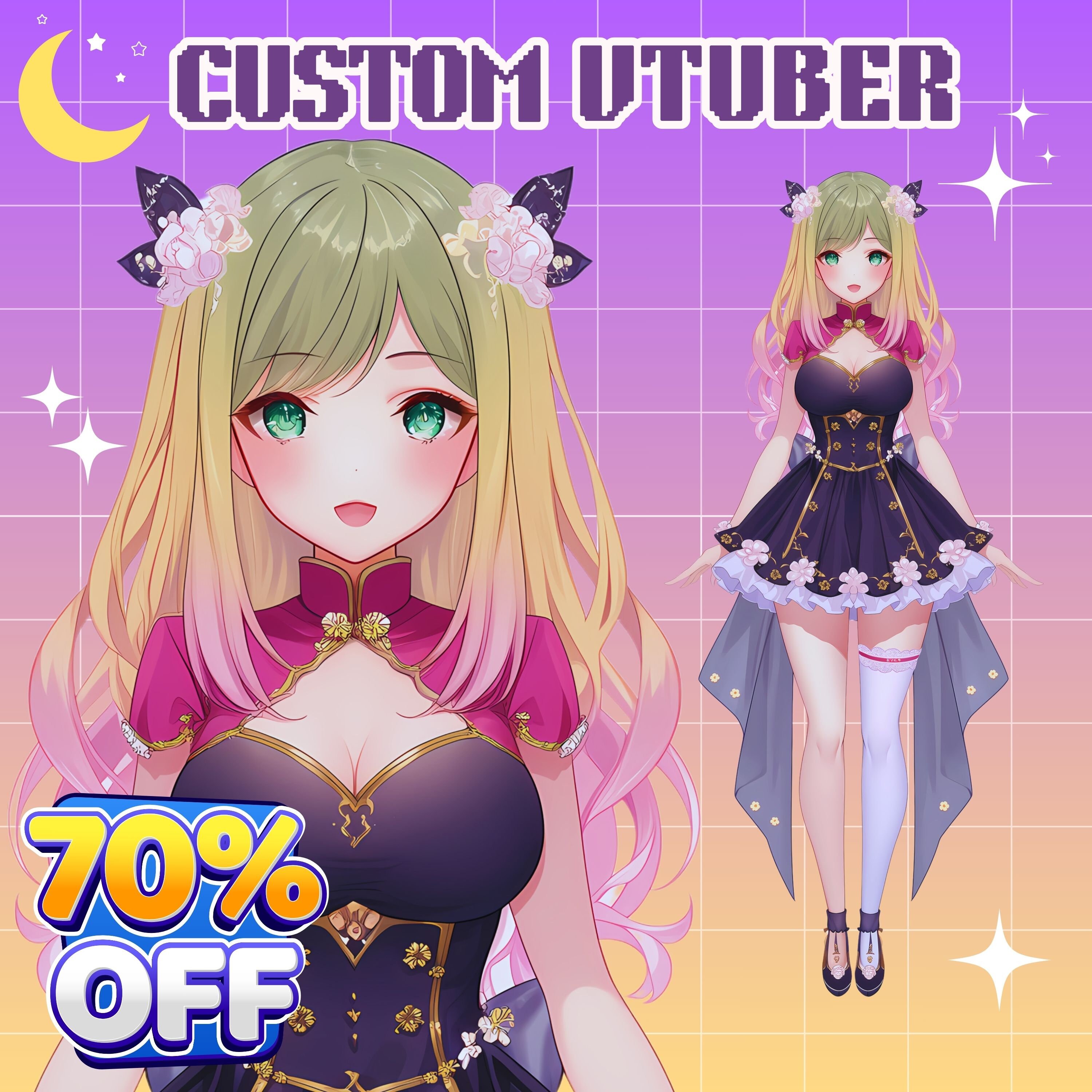 Anime Vtuber Model, Live2d Commission, Live2dmodel, Anime Character ...
