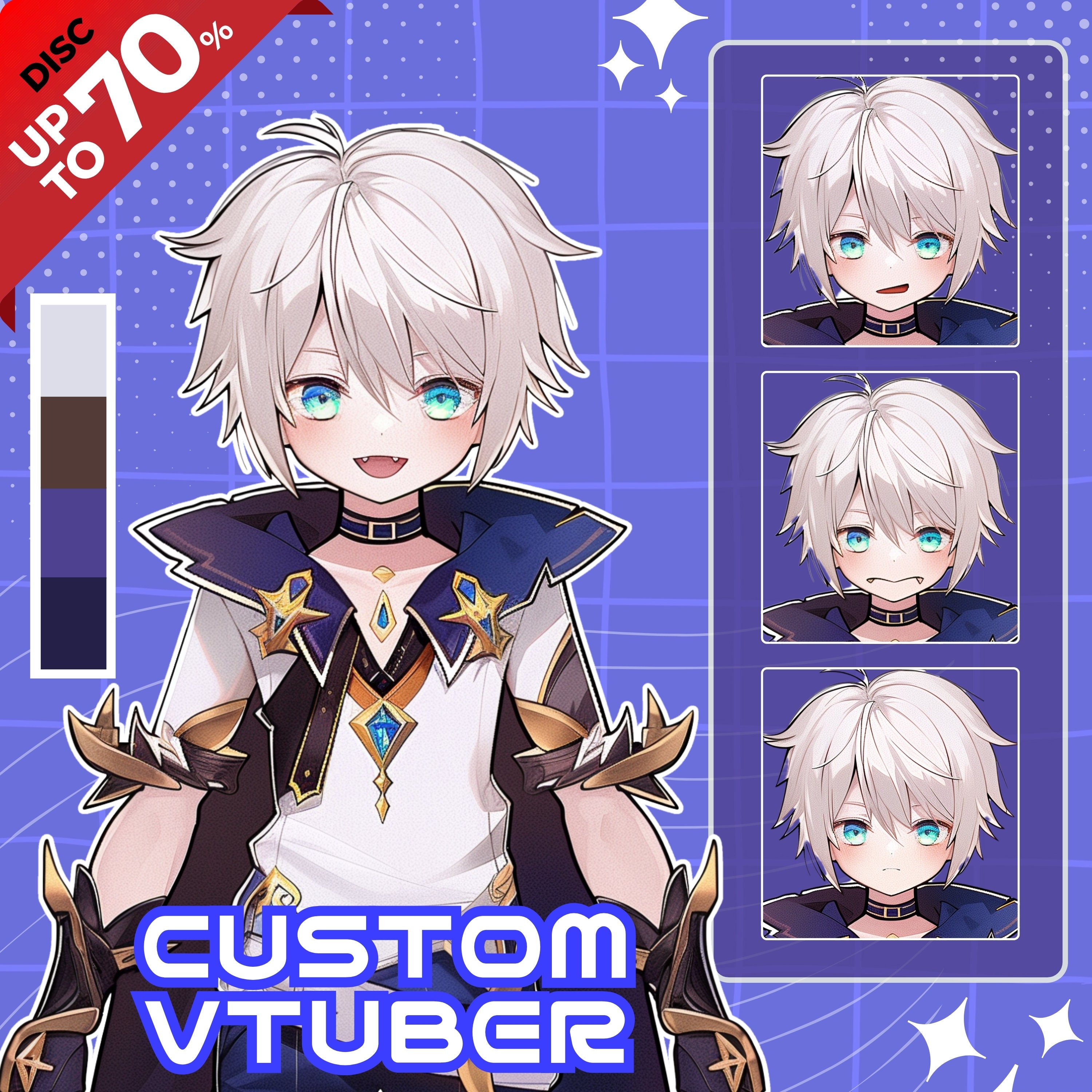 Anime Vtuber Model, Live2d Commission, Live2dmodel, Anime Character ...