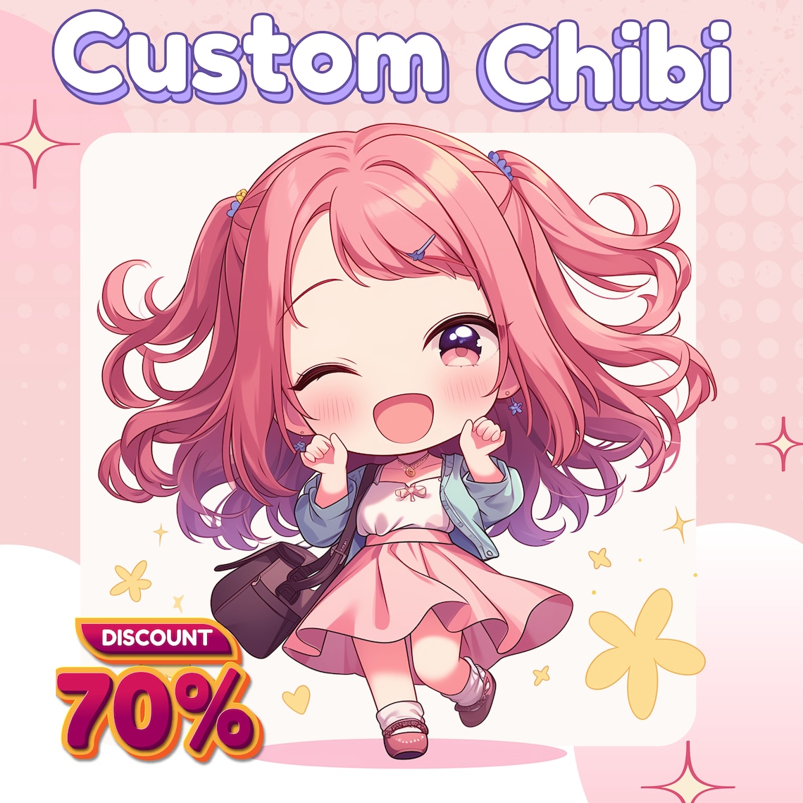 CUSTOM CHIBI, Chibi Character, Chibi Emotes, High Quality, Anime Art ...