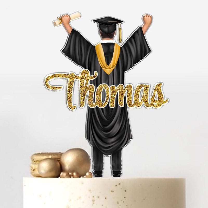 Graduation Cake Topper - Etsy