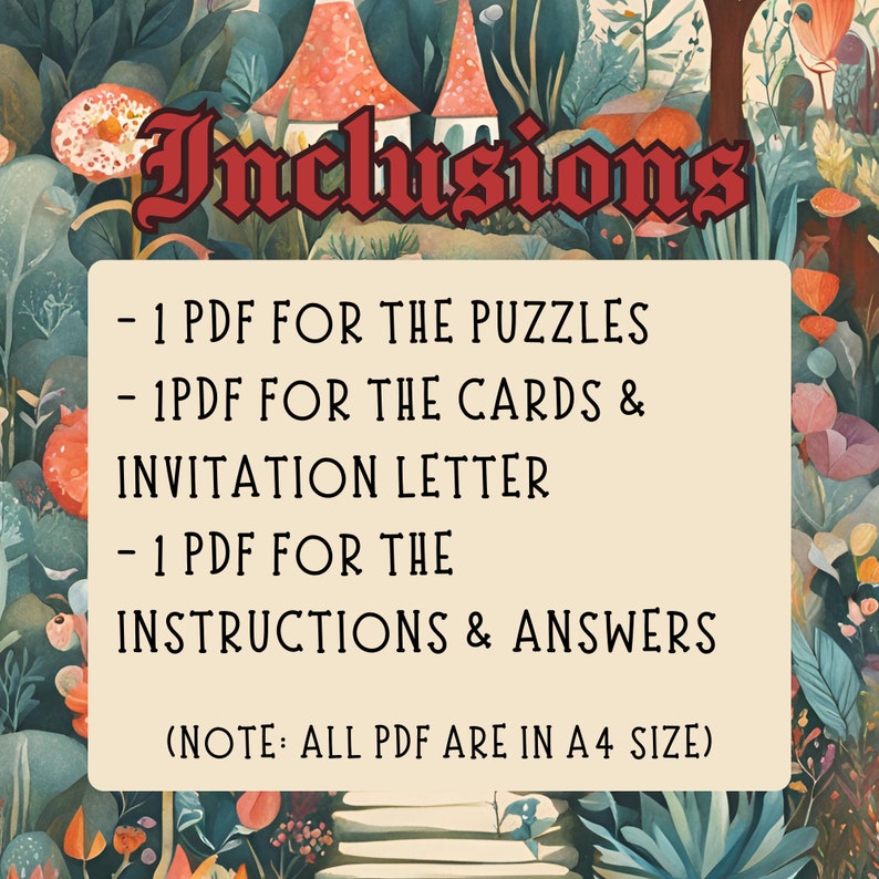 Printable Garden Escape Game Enchanted Garden Game Garden Puzzle Game ...