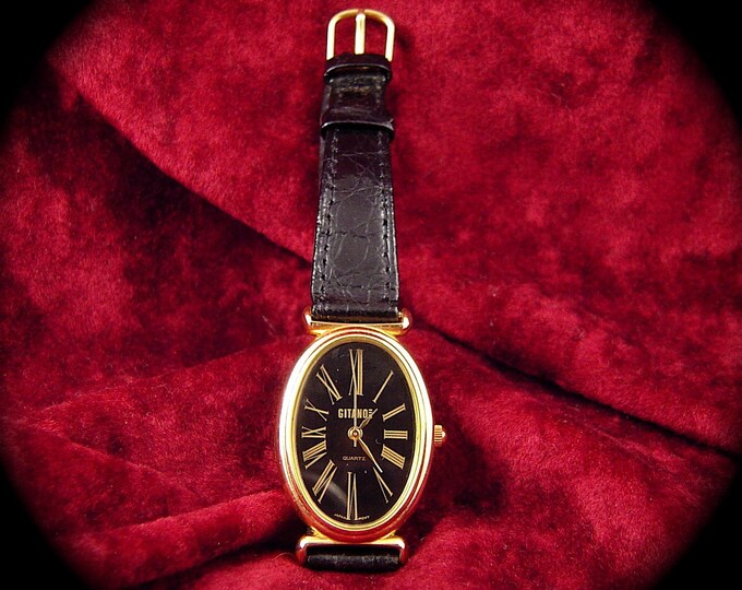 GITANO QUARTZ WATCH for LADIES With OVAL SHAPE FACE - Etsy