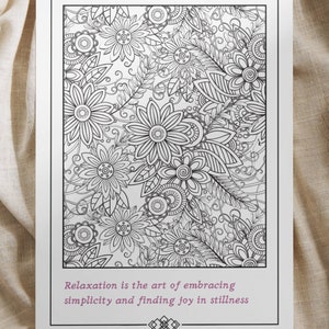 Adult Coloring Pages, Mandala Flower Coloring Pages, Instant Download ...