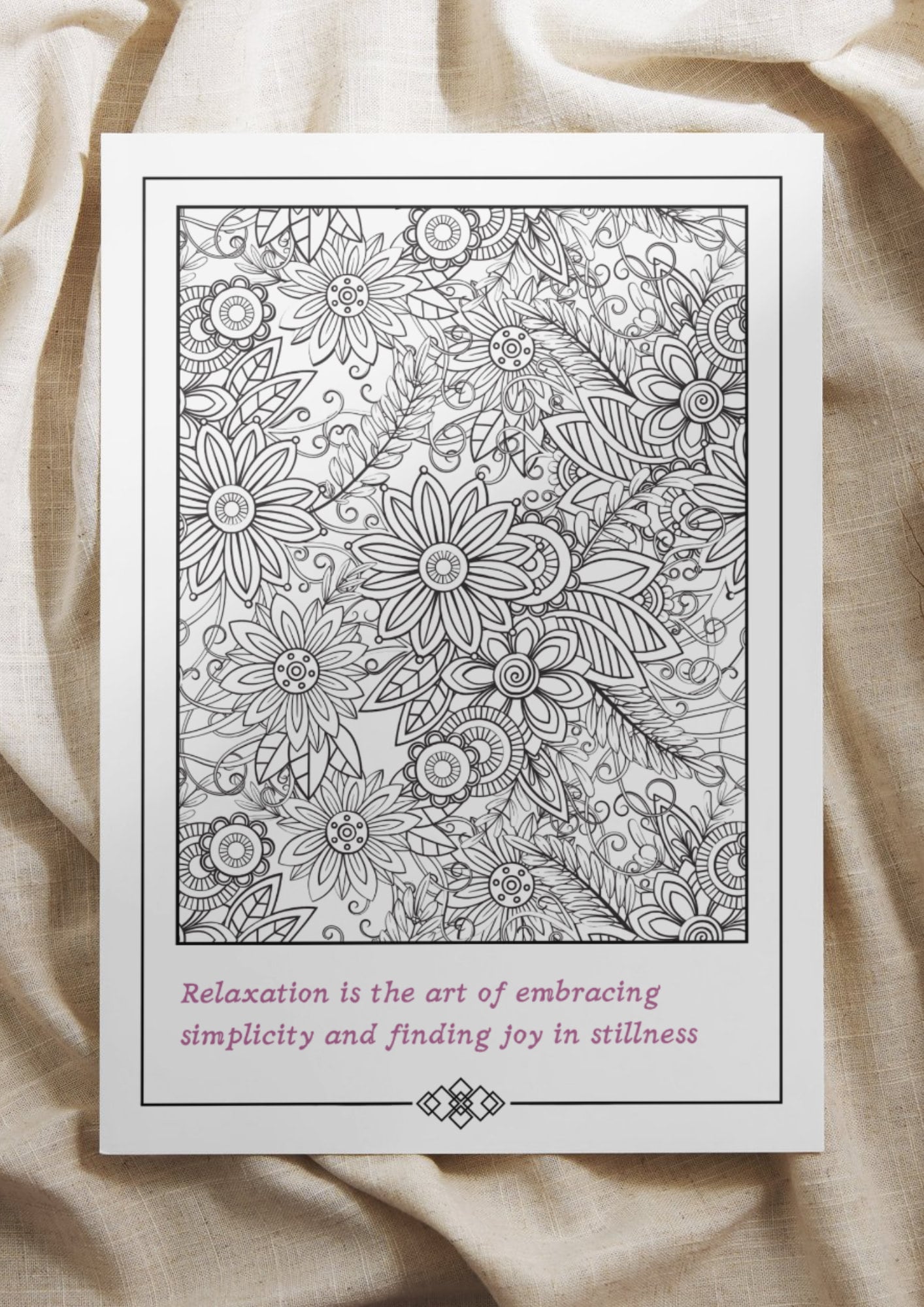Adult Coloring Pages, Mandala Flower Coloring Pages, Instant Download ...