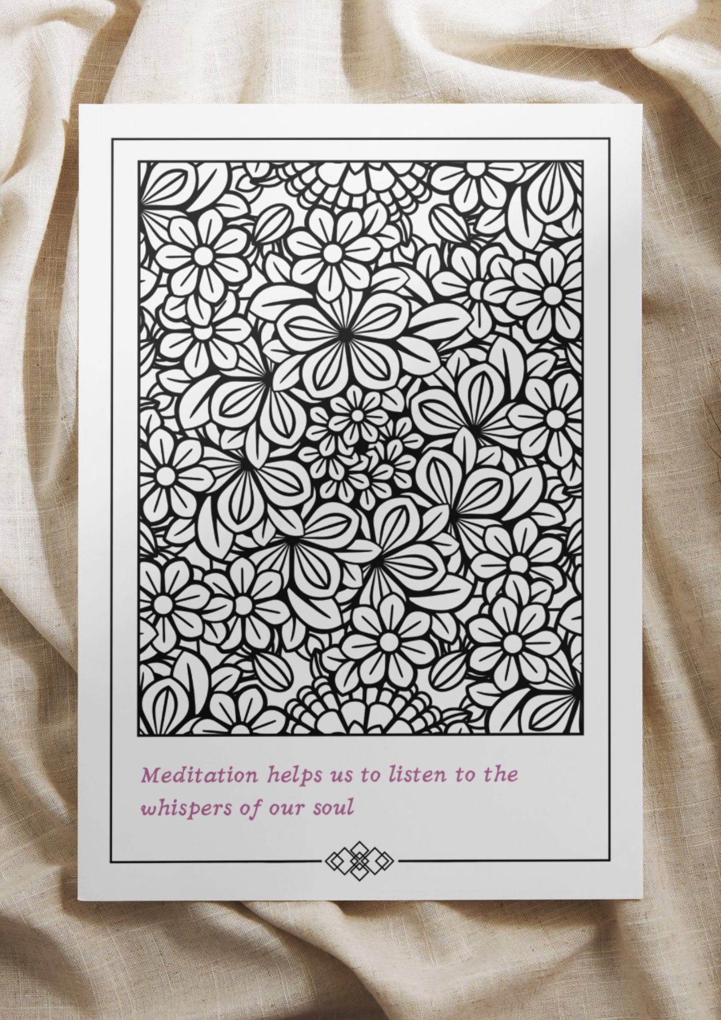 Adult Coloring Pages, Mandala Flower Coloring Pages, Instant Download ...