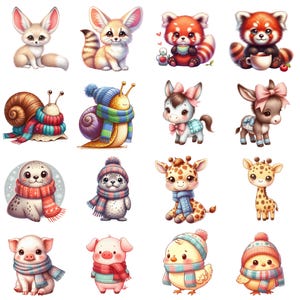 200 PNG SVG Cute Little Animal Clipart, Cute Animals, High Quality ...
