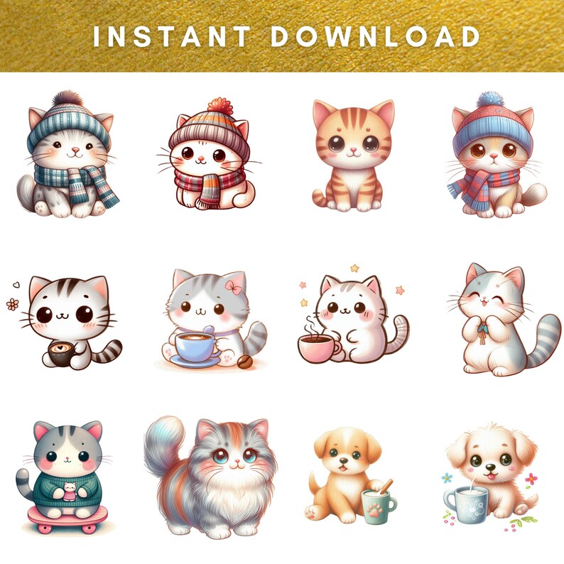 200 PNG SVG Cute Little Animal Clipart, Cute Animals, High Quality ...