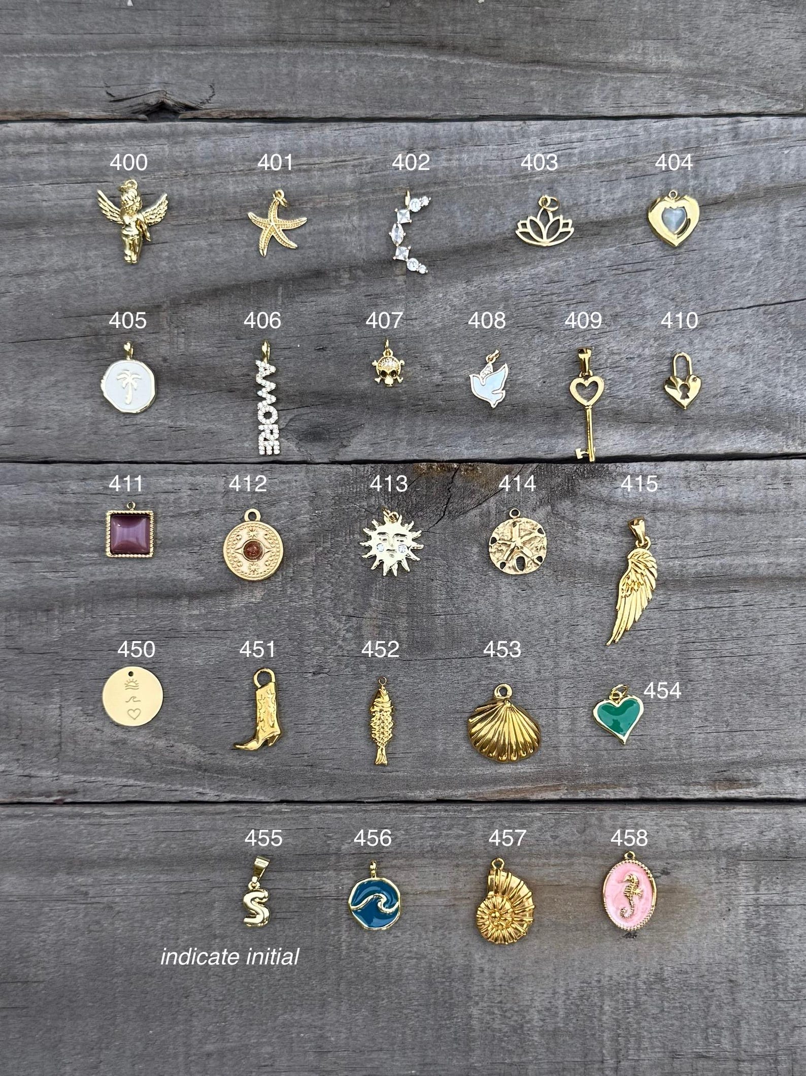 Custom Gold Colin Chain Charm Necklace - Etsy