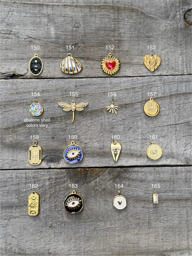 Custom Gold Charm Bracelet DYO Design Your Own - Etsy
