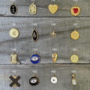 Custom Gold Colin Chain Charm Necklace - Etsy