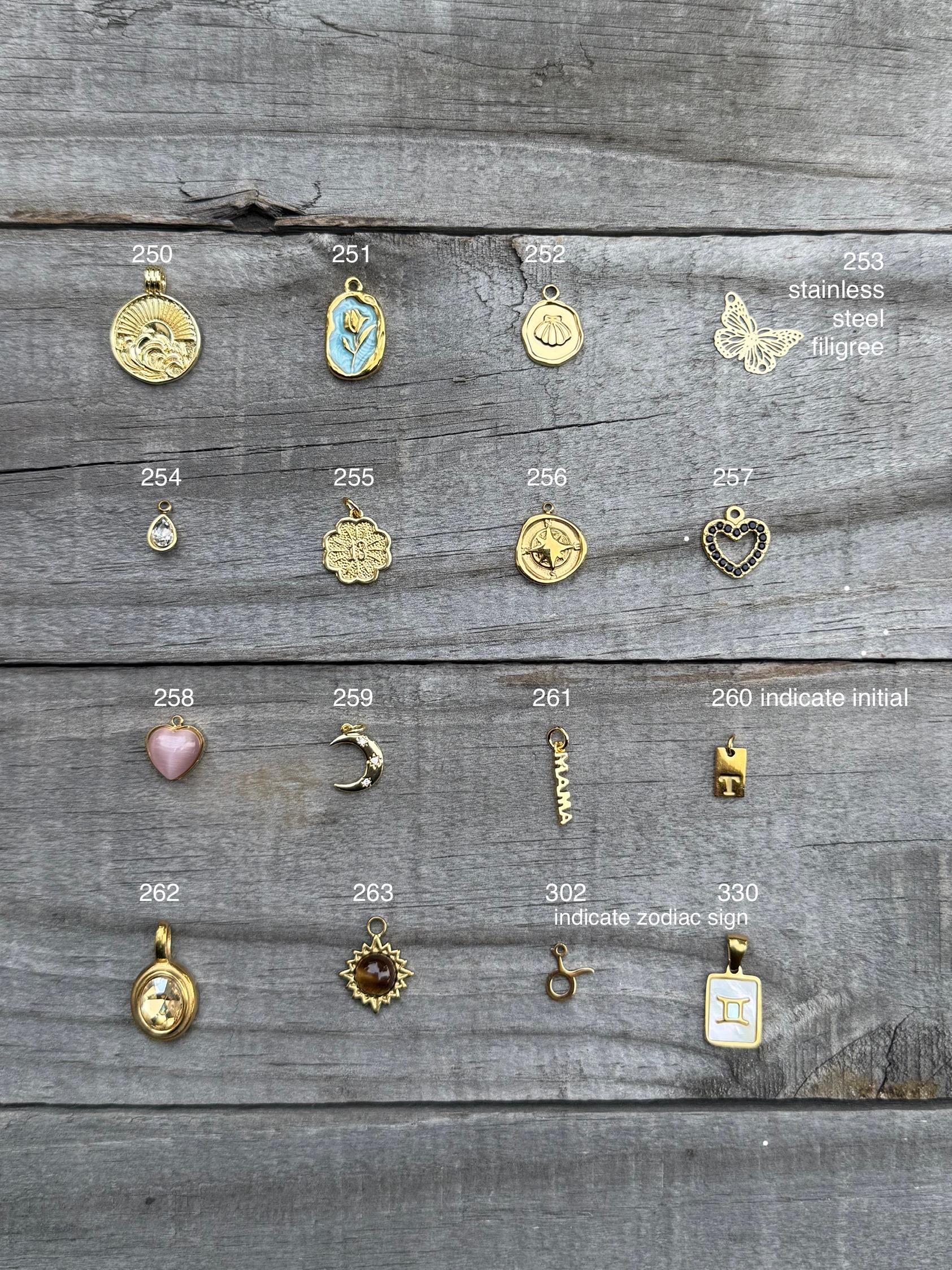 Custom Gold Charm Bracelet DYO Design Your Own - Etsy