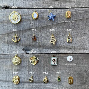 Custom Gold Colin Chain Charm Necklace - Etsy